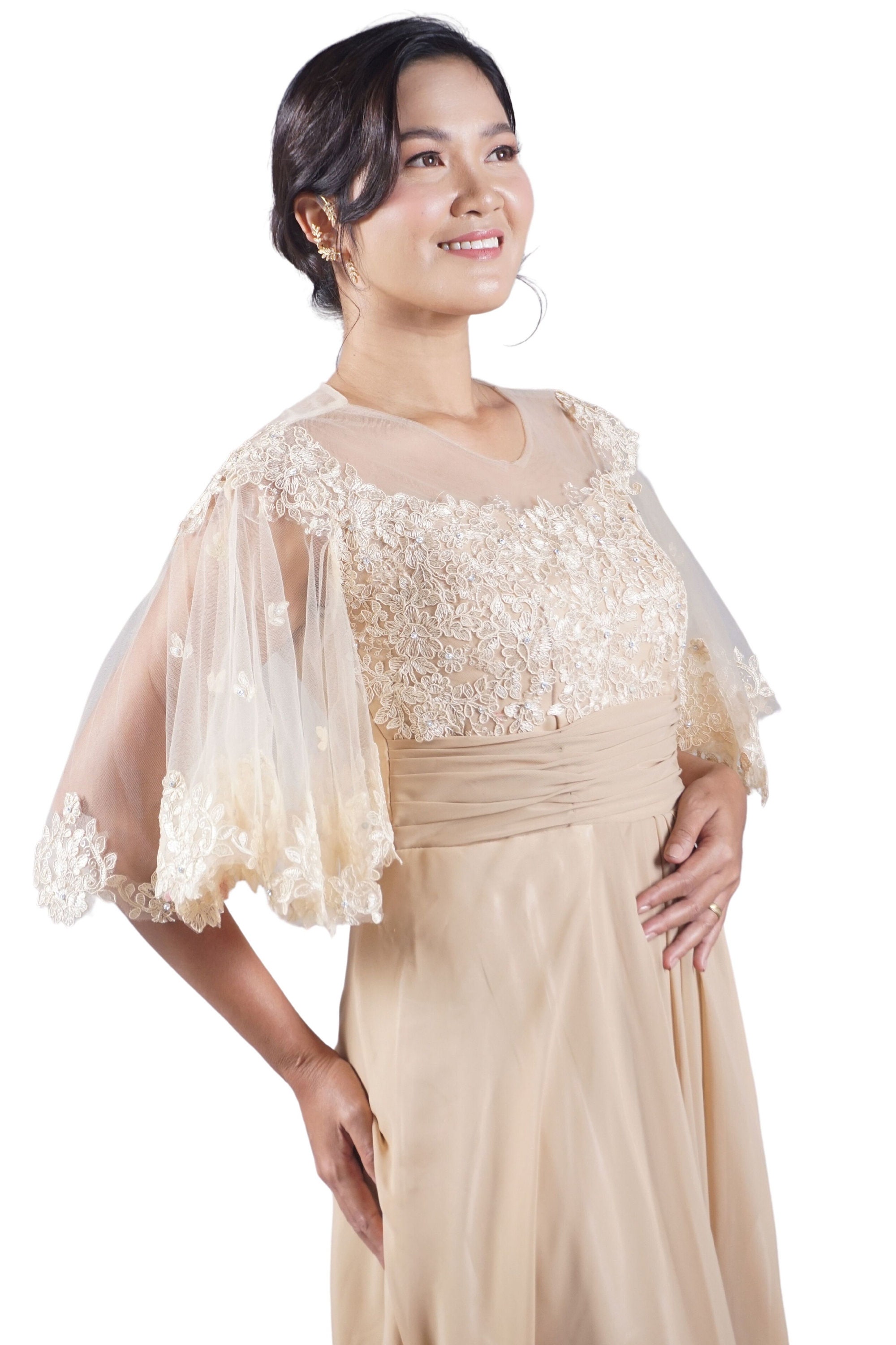 Pinya & Lace Modern Elegant Filipiniana Dress - Gretchen - ML896 - Etsy