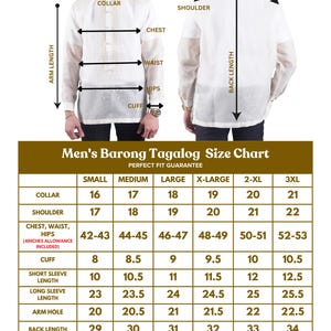 The "sinag" Barong Tagalog Limited - JK40 - Etsy