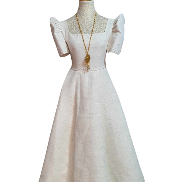 Filipiniana Purple Dress - Etsy