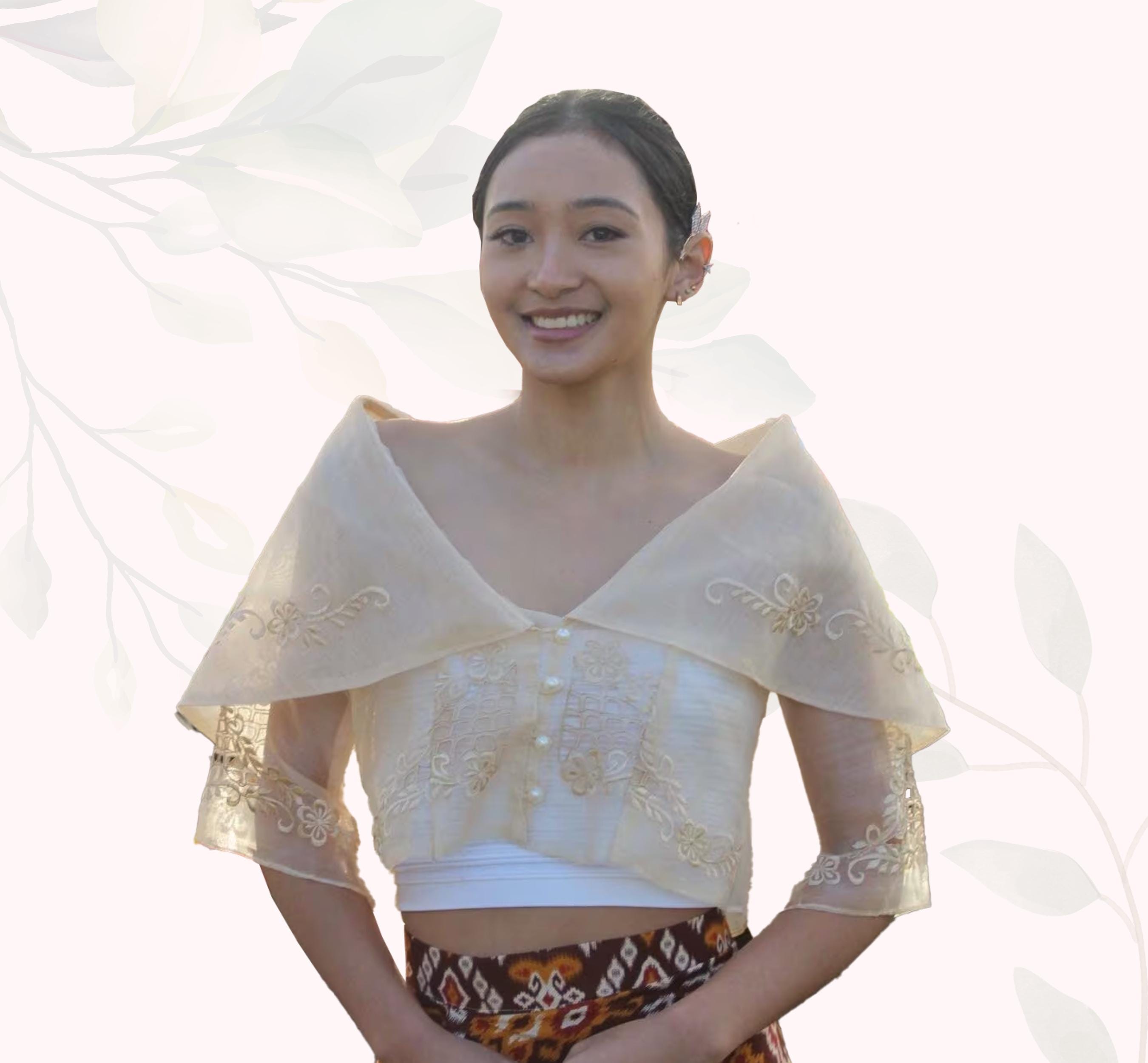 Spanish Maria Clara Filipiniana Alampay - Maria - MR44 - Etsy