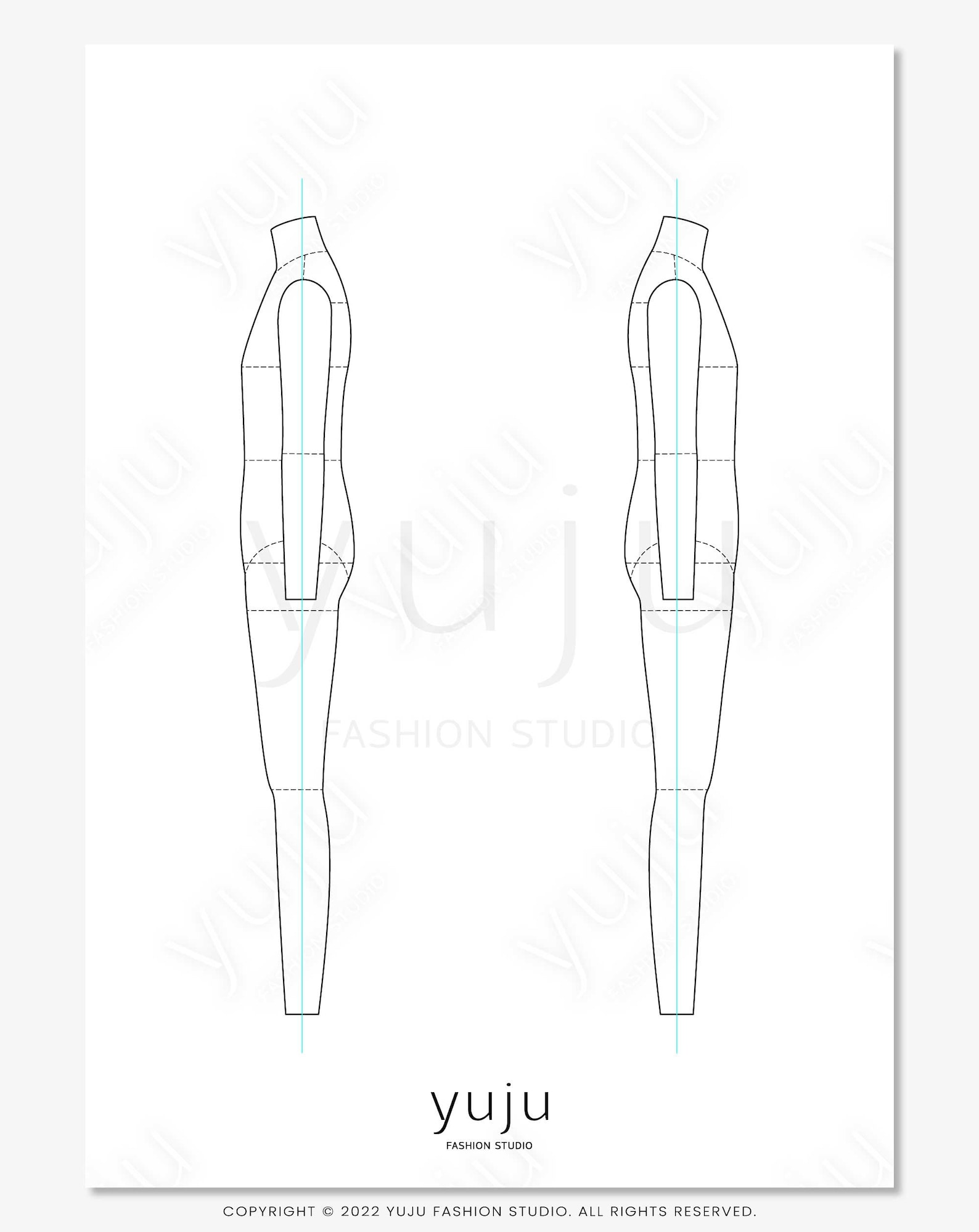 Fashion Flats Body Template MALE Fashion Figure Template - Etsy