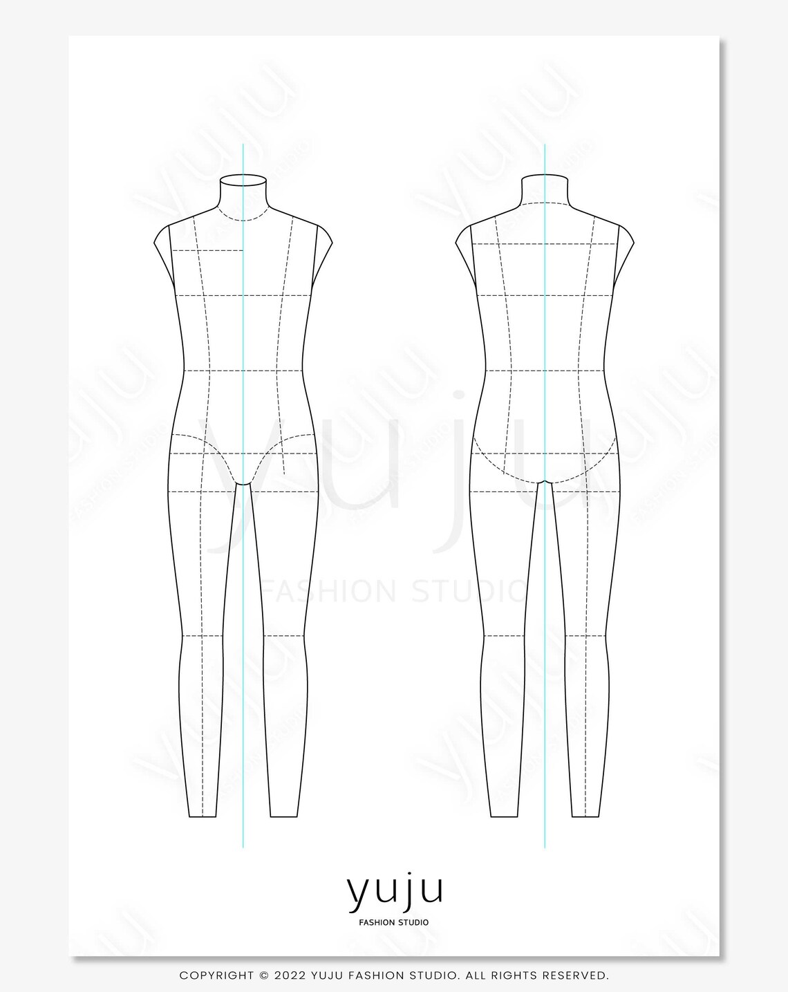 Fashion Flats Body Template MALE Fashion Figure Template - Etsy