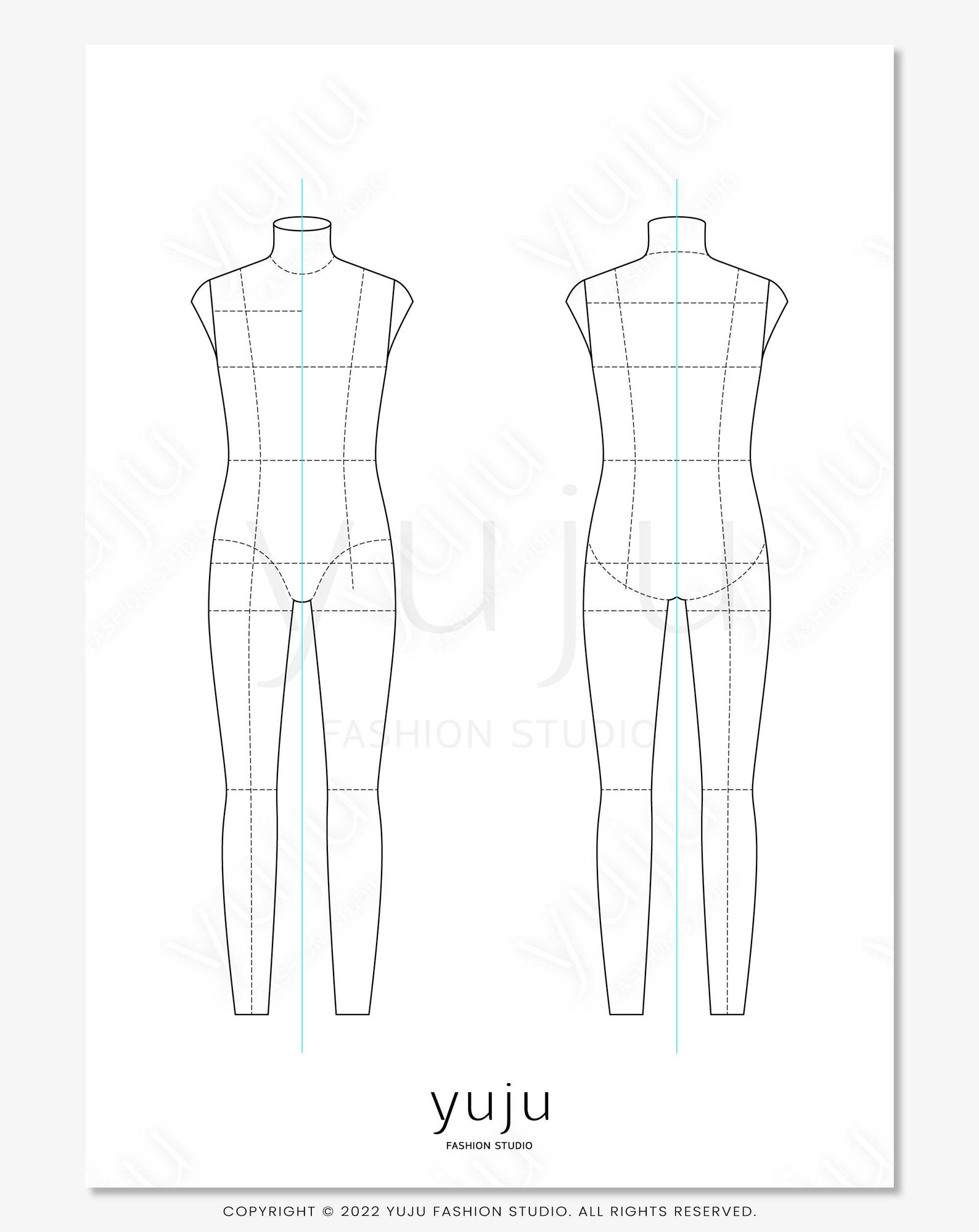Fashion Flats Body Template MALE Fashion Figure Template - Etsy