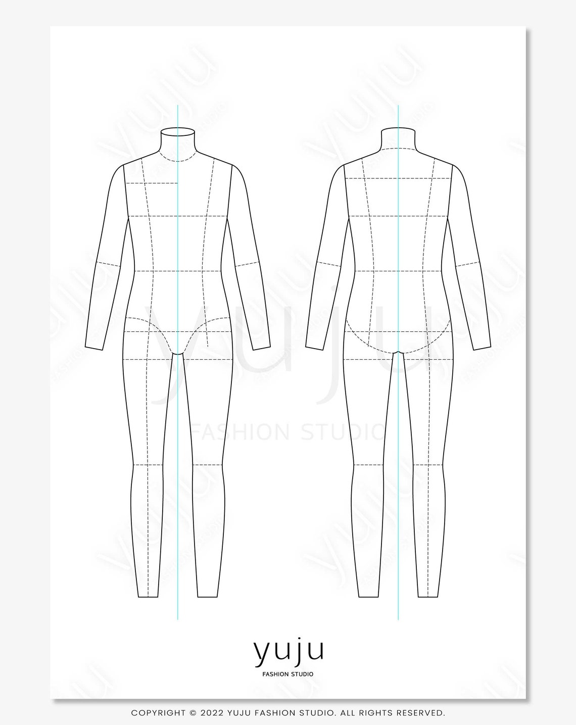 Fashion Flats Body Template MALE Fashion Figure Template - Etsy