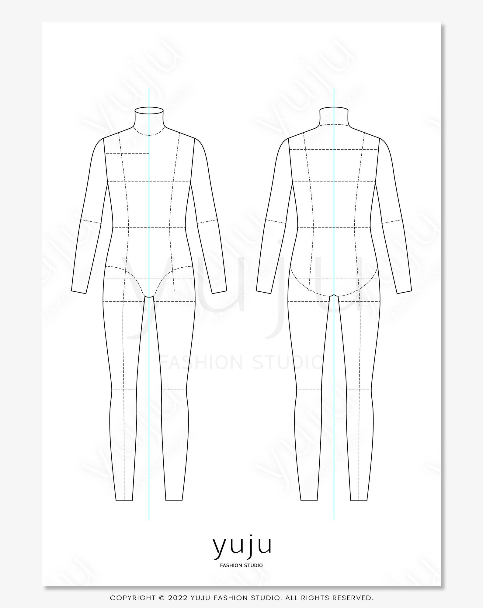 Fashion Flats Body Template MALE Fashion Figure Template - Etsy