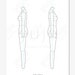 Fashion Flats Body Template - FEMALE - Fashion Figure Template, Flat ...