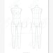 Fashion Flats Body Template - FEMALE - Fashion Figure Template, Flat ...