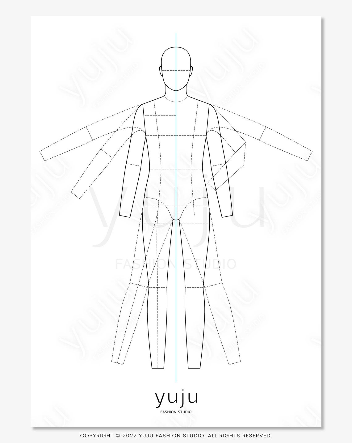 Fashion Flats Body Template MALE Fashion Figure Template - Etsy