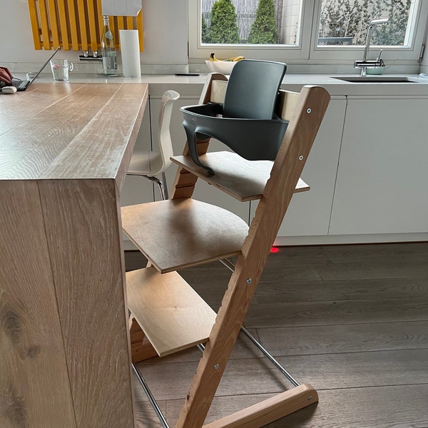 Wooden High Chair - Etsy