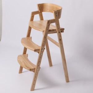 Growing Wooden Chair for Kids Smart XL (for a Kitchen Island or Counter ...