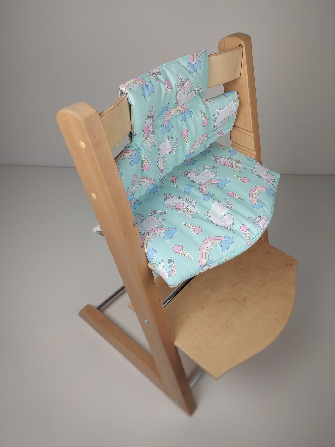 High Chair Cushion Velor Fabric Dirt and Water Reppelent, High Chair ...
