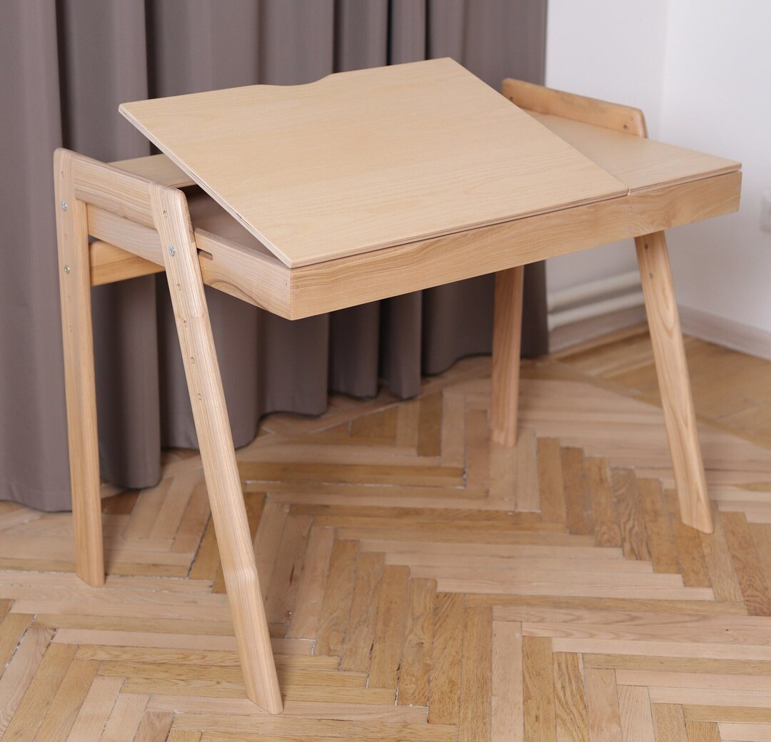 Personalized Kids Desk for Toddler, Growing Wooden Kids Table, Kids ...