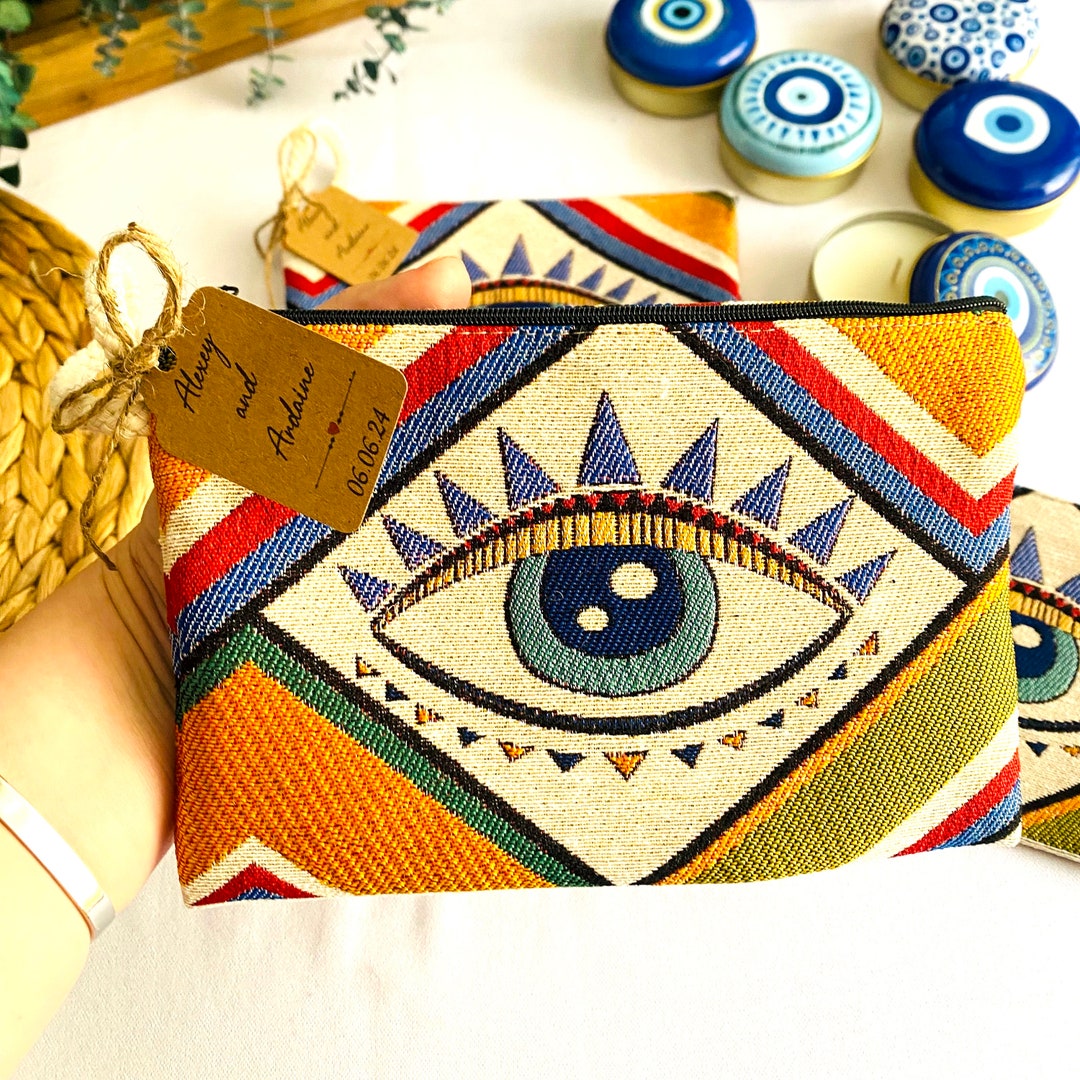 Boho Evil Eye Favor Bag – Protection and Abundance, Personalized Gift ...
