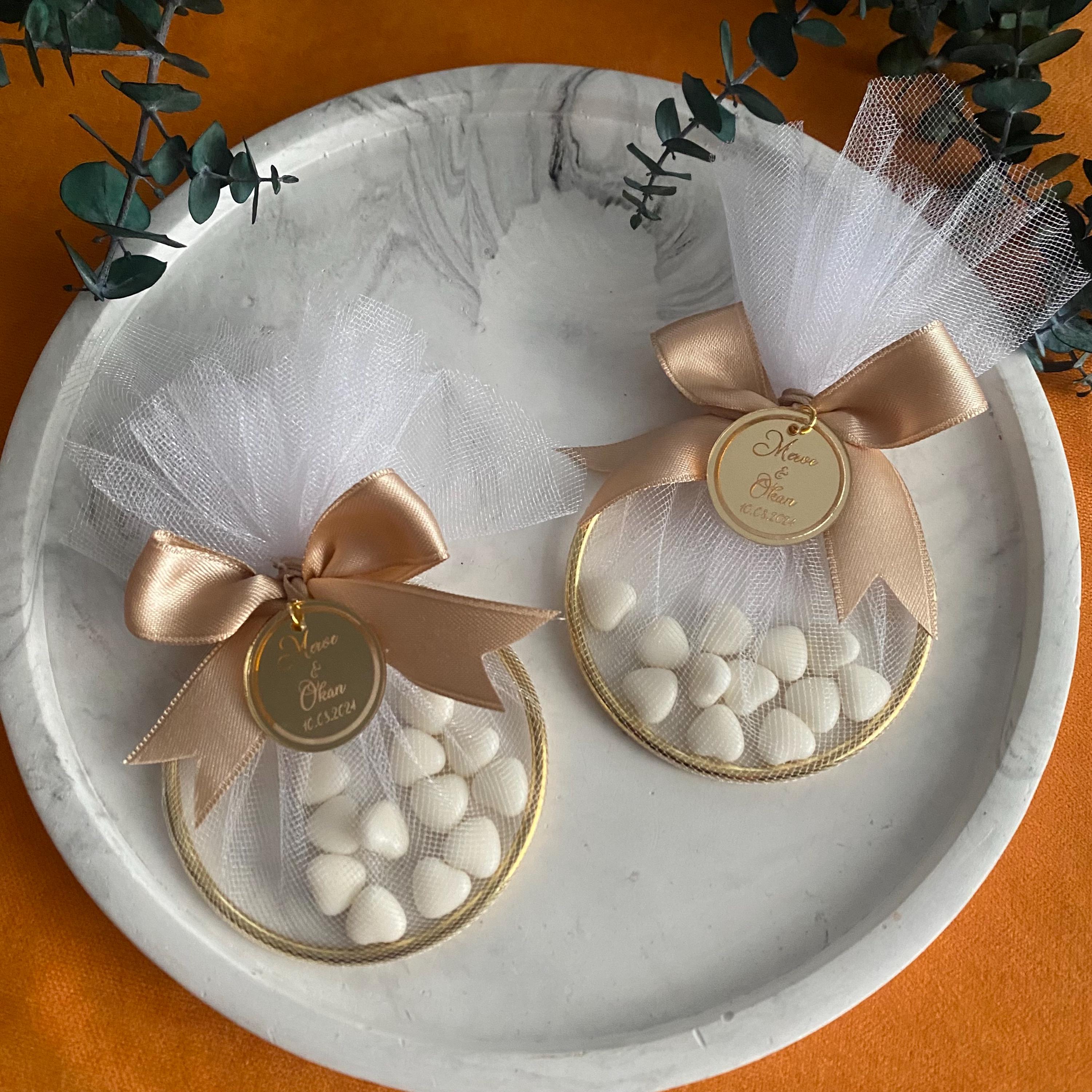 Personalized Heart Candy Wedding Favors, Elegant Party Gifts - Etsy