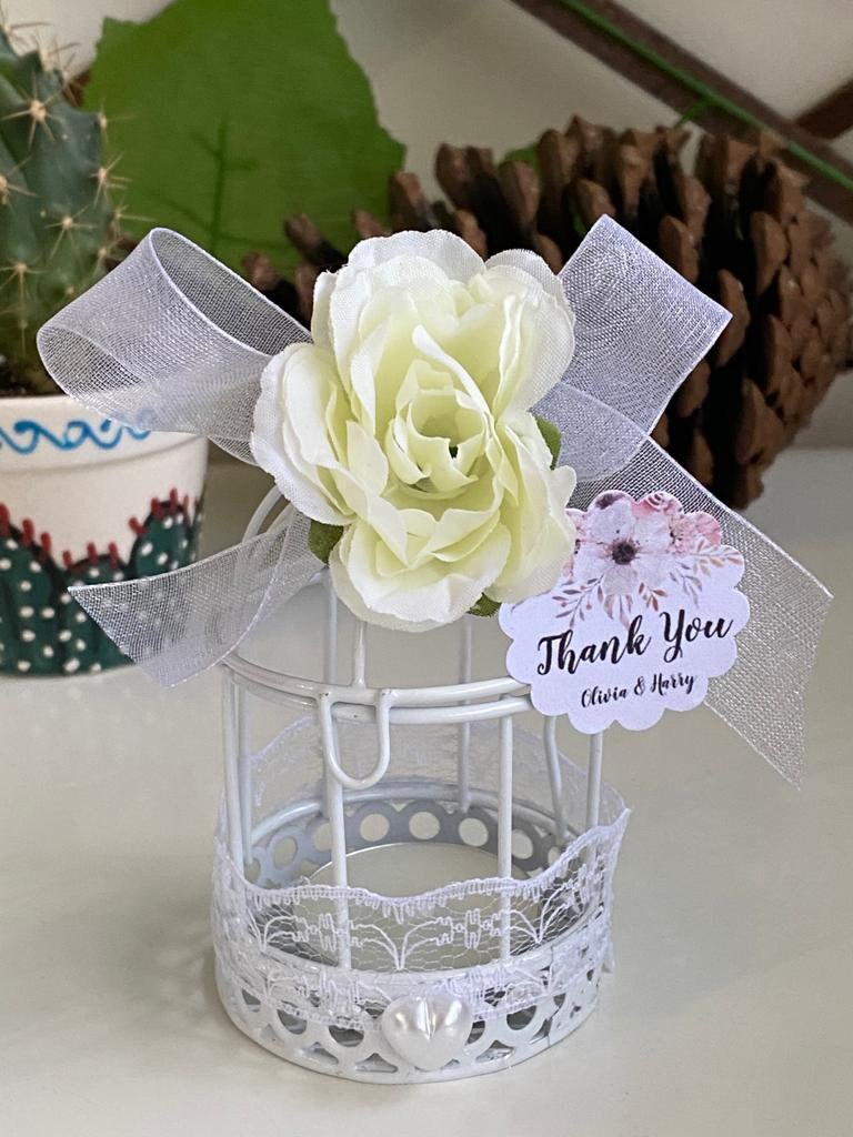 Wedding Candy Boxes Bird Cage Wedding Candy Box Wire Candle - Etsy