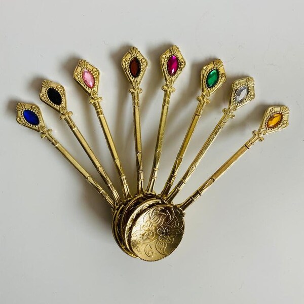 Antique Gold Tea Spoons - Etsy