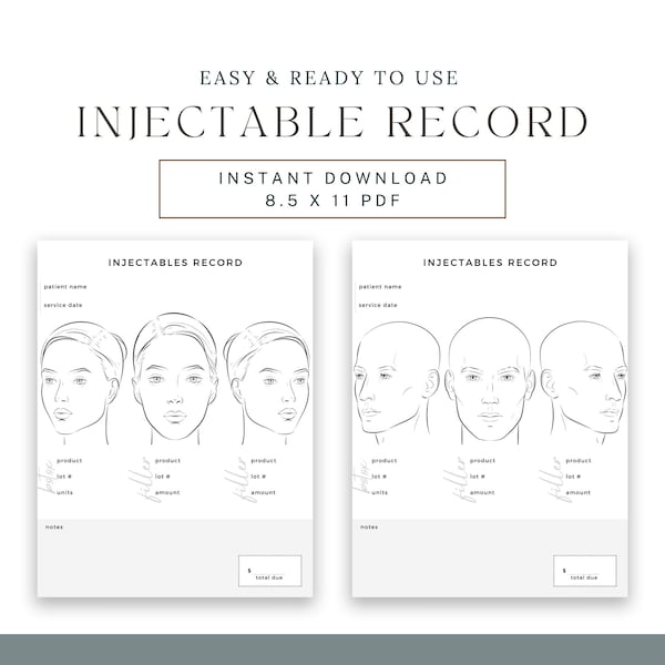 Medical Face Sheet - Etsy