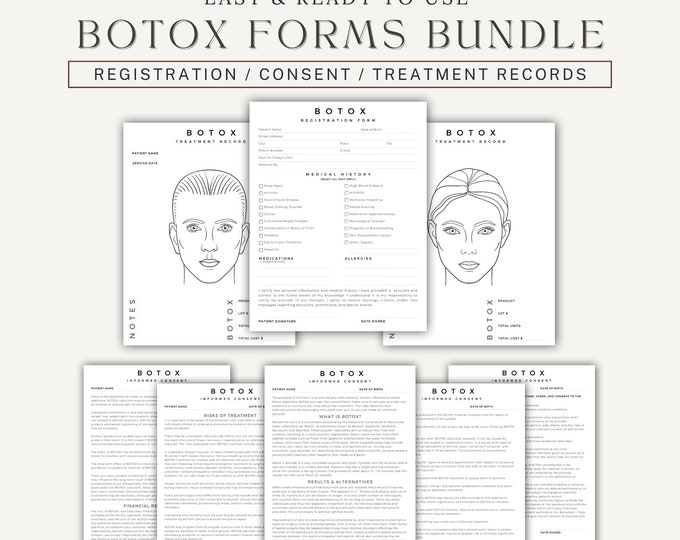 EDITABLE Botox Aftercare, Botox Pre and Post Treatment Care Instructions Template,nurse Injector ...