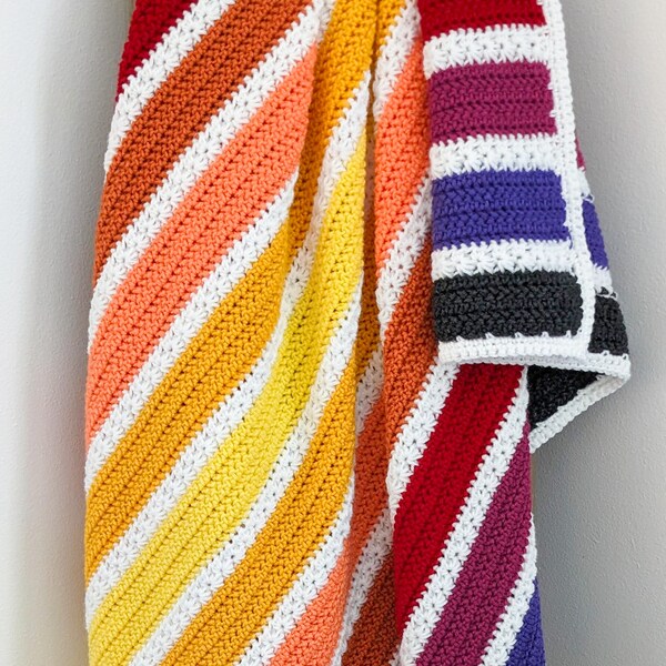 Colorful Afghan - Etsy