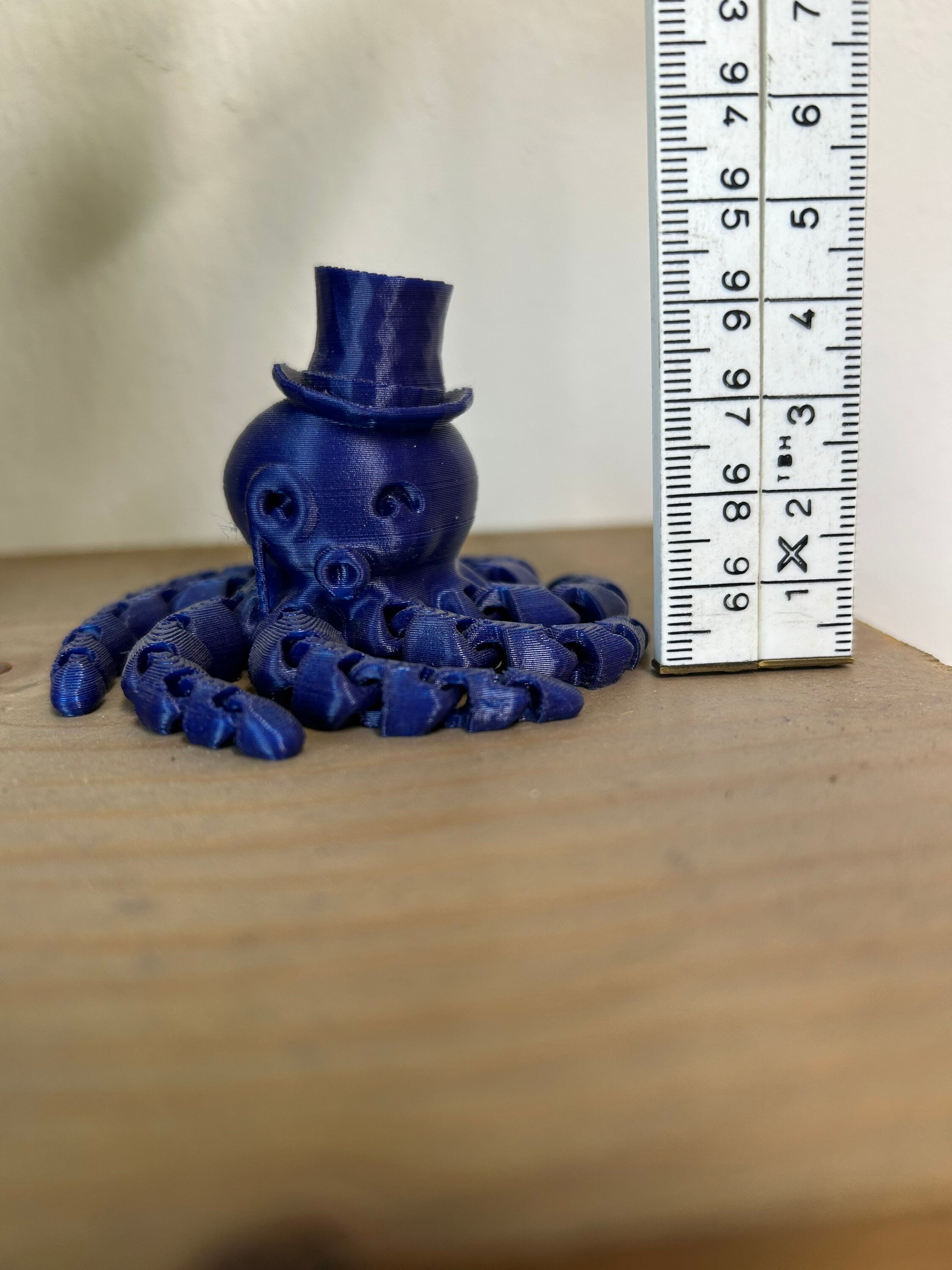 Flexi Tophat Octopus - 3d Printed Sensory Toy - Fidget Octopus - Desk ...
