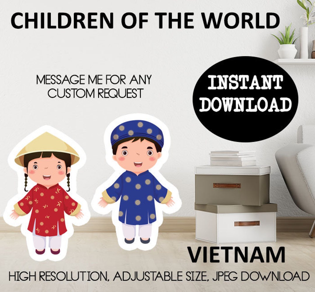 Large Centerpiece Children of the World Birthday Party - Etsy