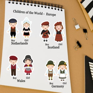 Europe Children of the World Birthday Centerpiece, Children of the ...