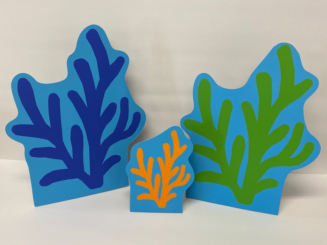 Under the Sea Birthday, Ocean Theme Party Decoration, Seaweed Cut Outs ...