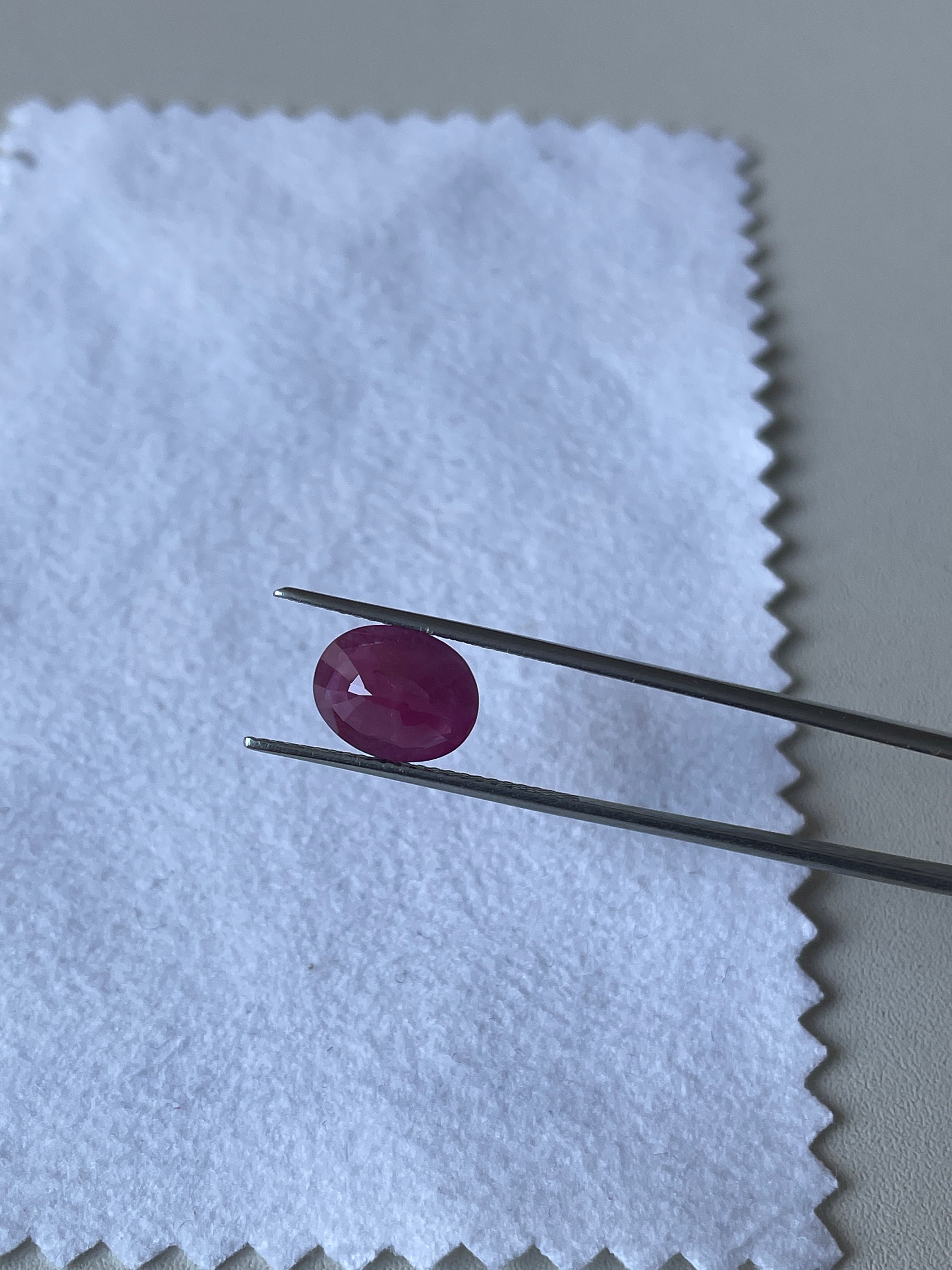 Burma Rubin Erhitzt Facettiert Oval 244 Karat 98mm x 78mm - Etsy.de