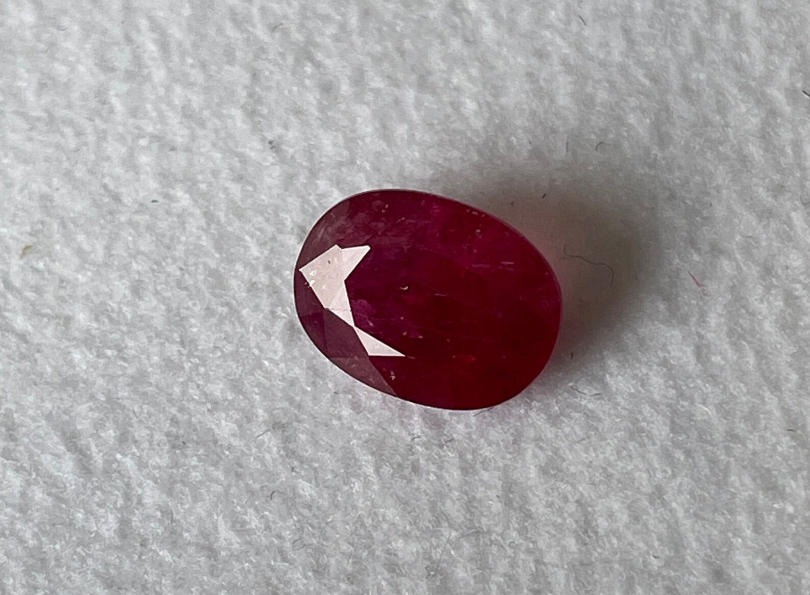 Burma Natur Rubin Erhitzt Facettiert Oval 2,35 Karat 9mm x 7mm - Etsy.de