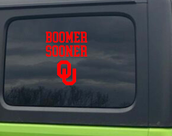 Boomer Sooner Decal - Etsy