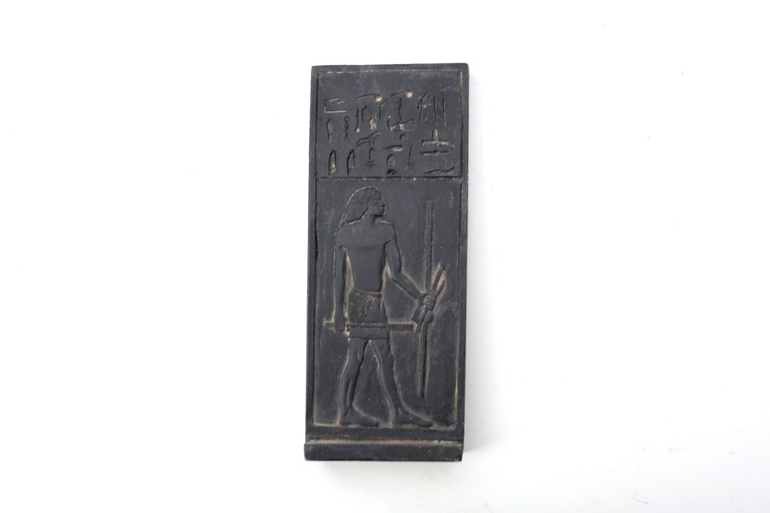 Altar Plaque of Ra Horakhty, God of the Sun, Ra Vintage Black Resin ...