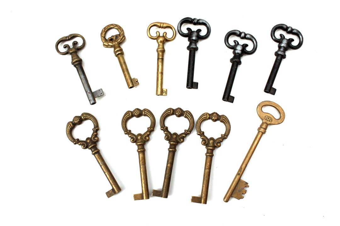 Old Key Vintage Key 1950 1960 French Antique Cabinet of Curiosities ...