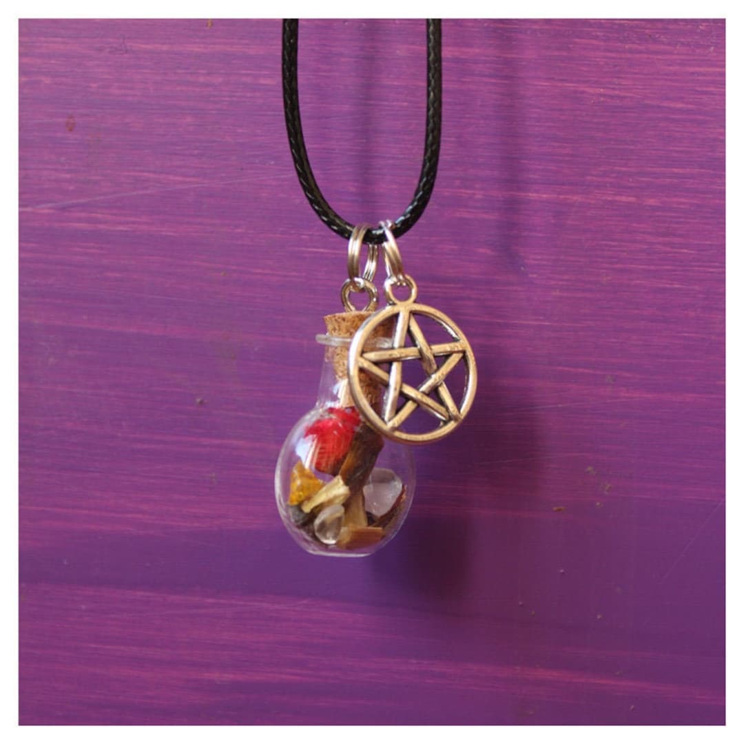 Necklace Spell Lifting of Blockages Pentacle Amulet Talisman Magic ...
