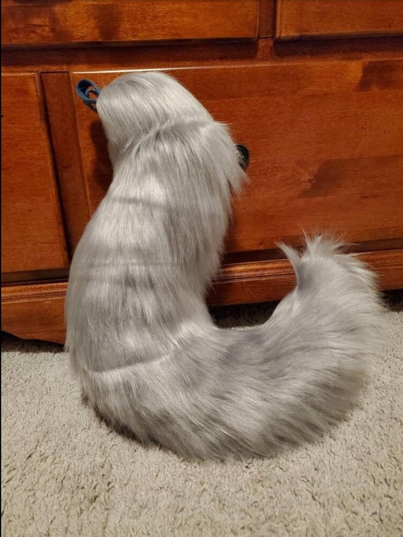 Wolf Cosplay Tail Five Colors (with or Without Bow) - Etsy