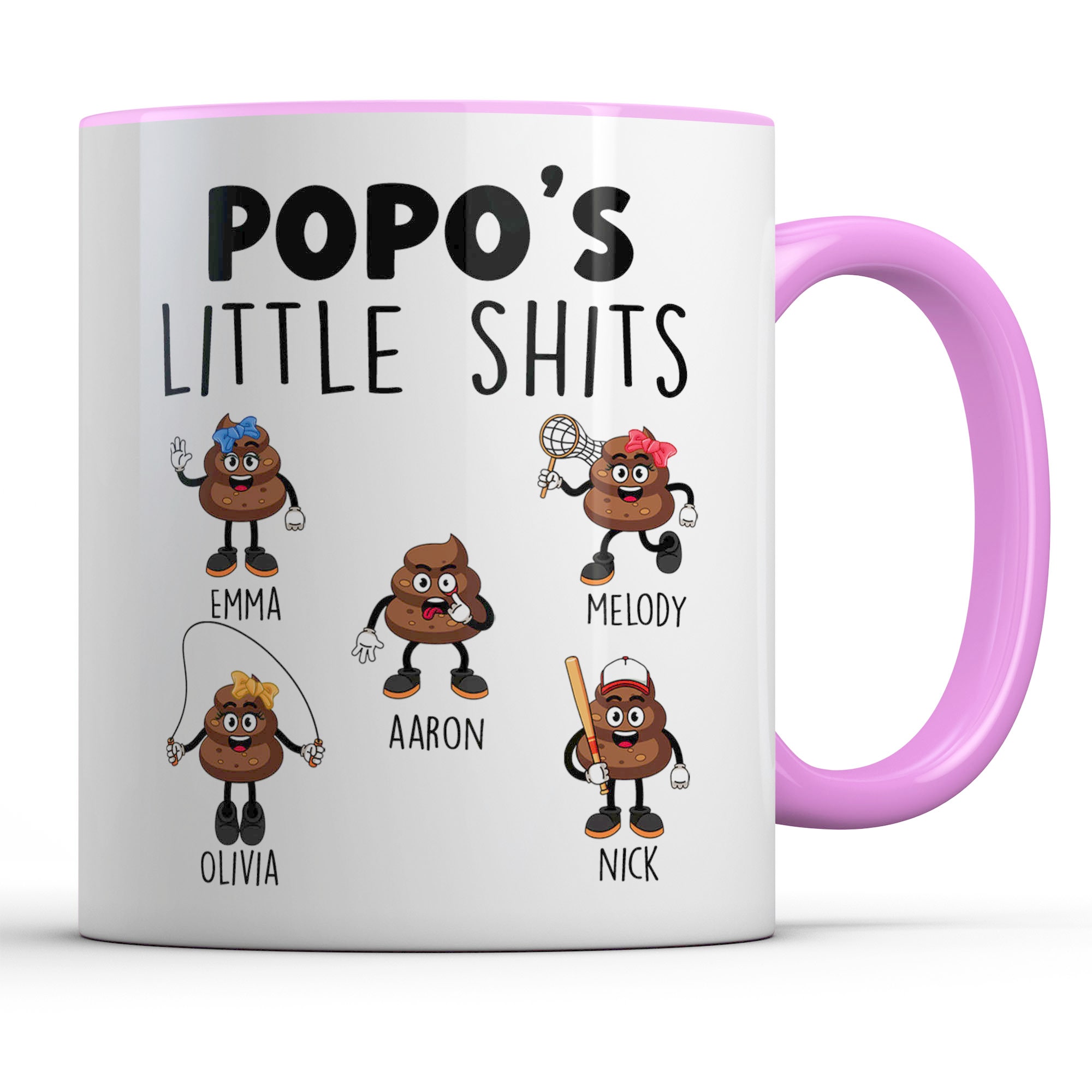 Popo Gifts for Popo Mug Popo's Little Shits Mug Funny - Etsy