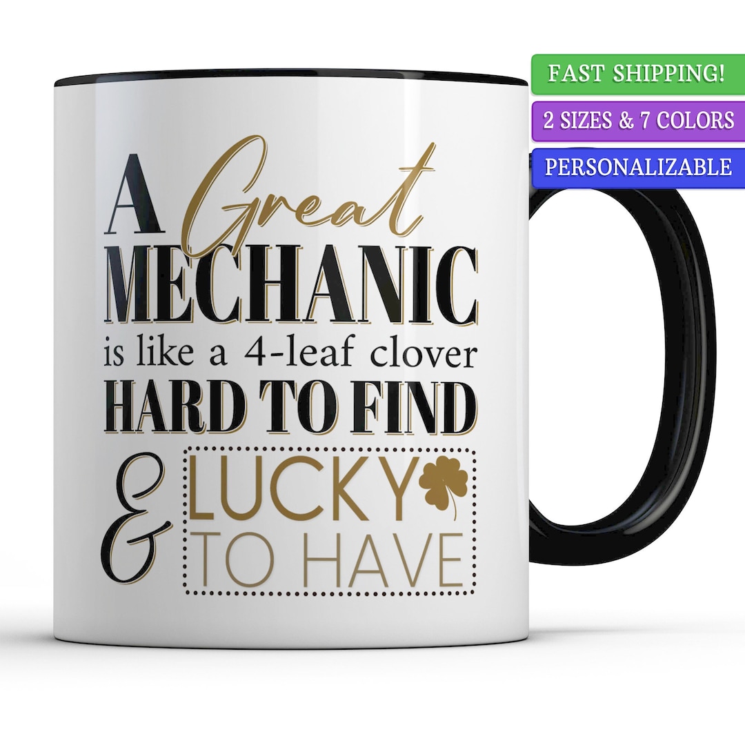 Mechanic Appreciation Gift for Auto Mechanic, A Great Mechanic Mug Law ...
