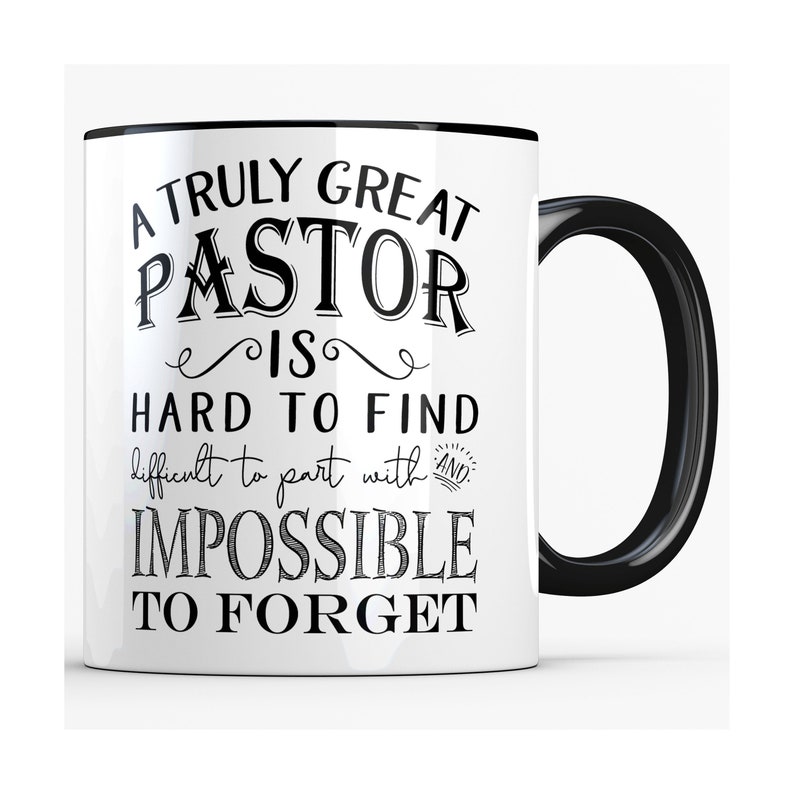 Goodbye Pastor Leaving Gift, A Truly Great Pastor Mug, Pastor ...