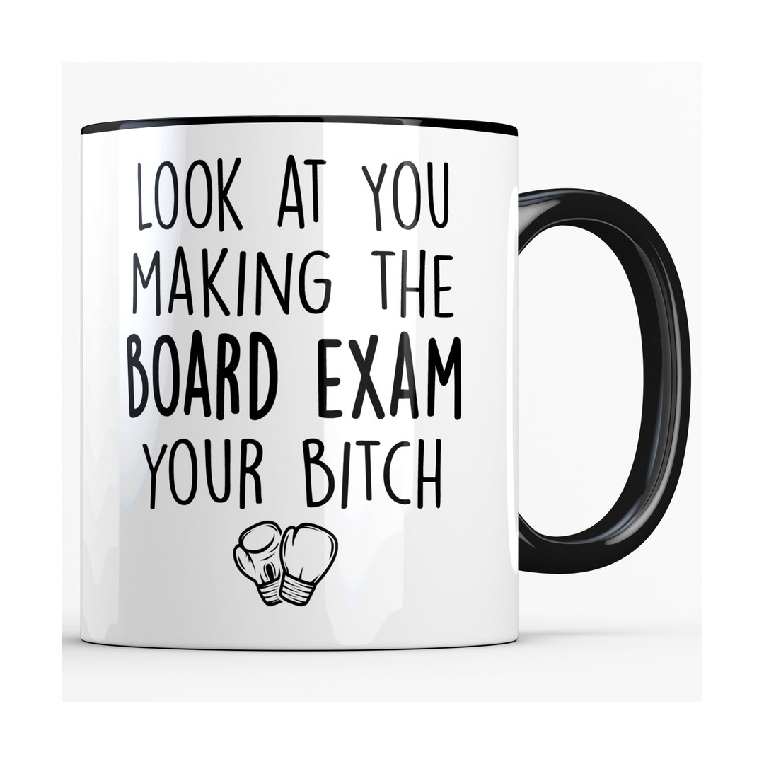 Funny Passing the Boards Mug for Future Doctor, Engineer Board Exam ...