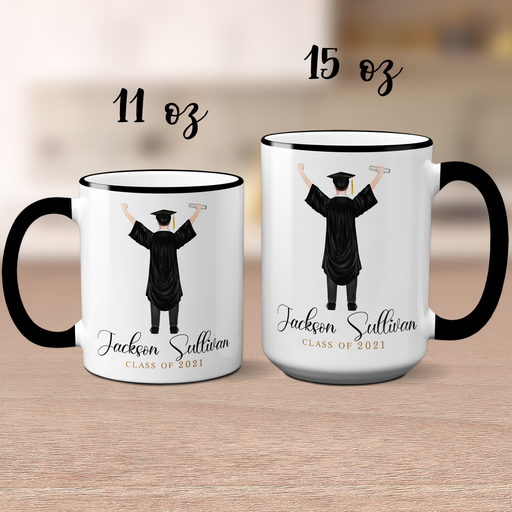 Custom High School Graduation Mug for Him Personalized | Etsy