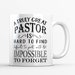 Goodbye Pastor Leaving Gift, A Truly Great Pastor Mug, Pastor ...