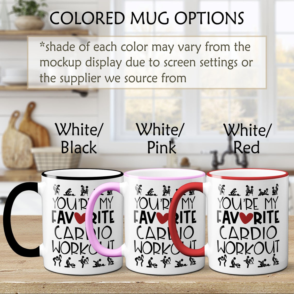 Naughty Mugs for Boyfriend, Youre My Favorite Cardio Workout ...