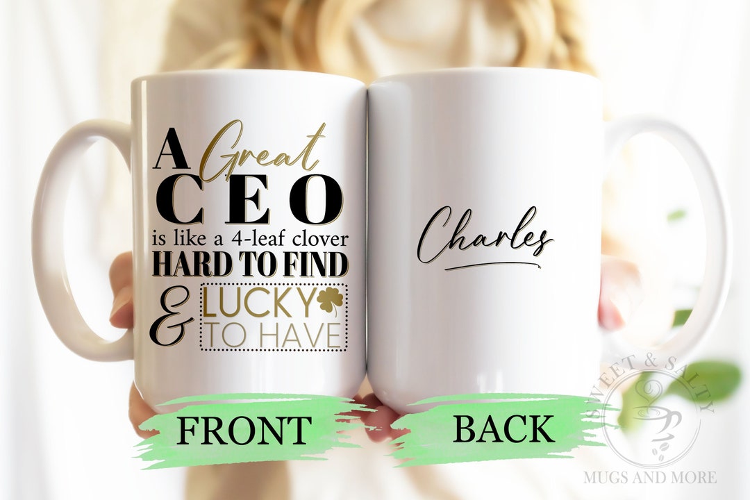 Personalized CEO Appreciation Gift for CEO Boss, A Great CEO Mug, Chief ...