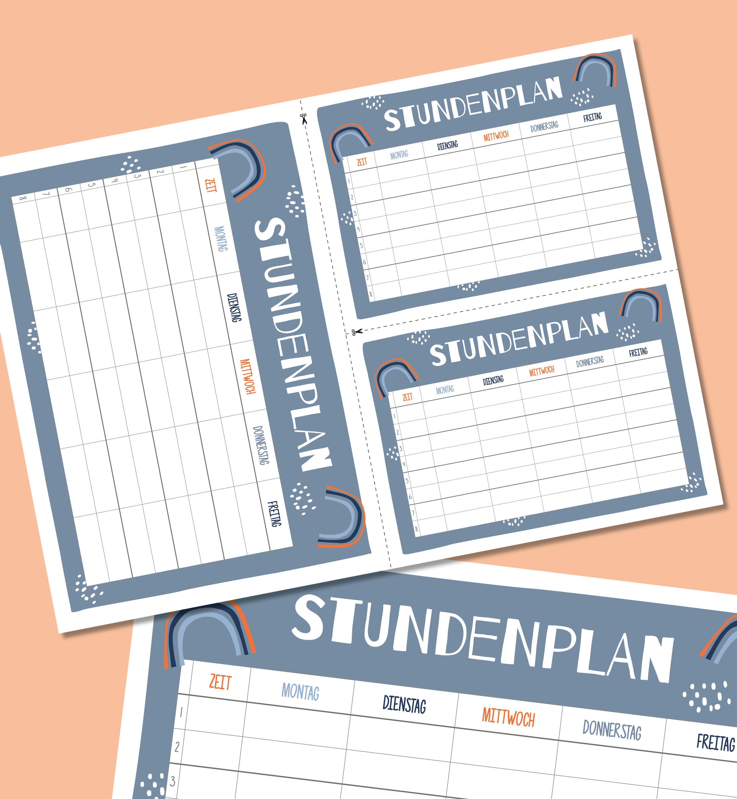 Timetable to Print Out and Fill Out - Etsy