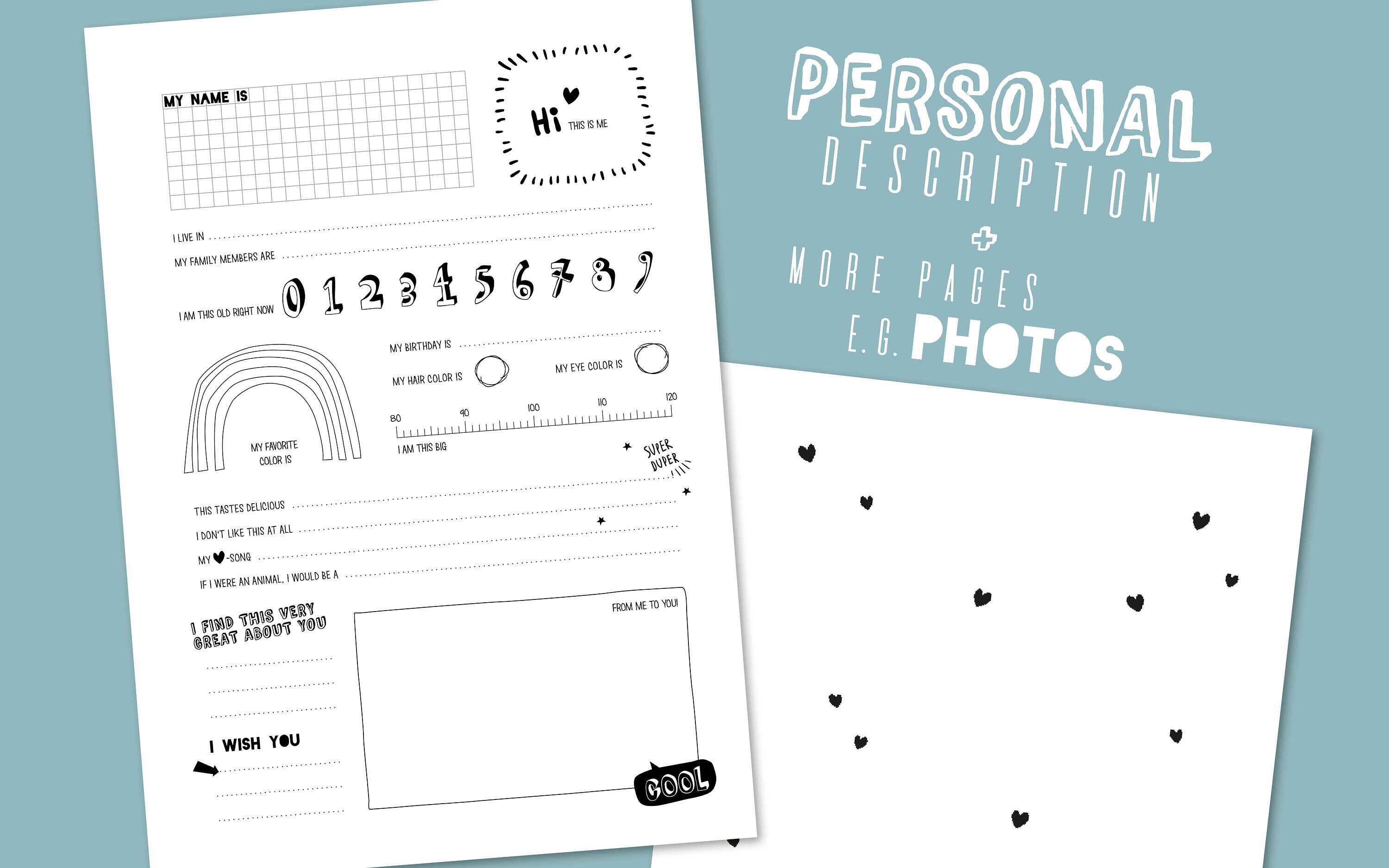 Farewell Booklet // Kindergarten // PDF Download - Etsy UK