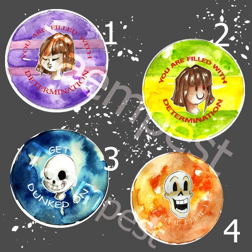 Undertale Badge - Etsy