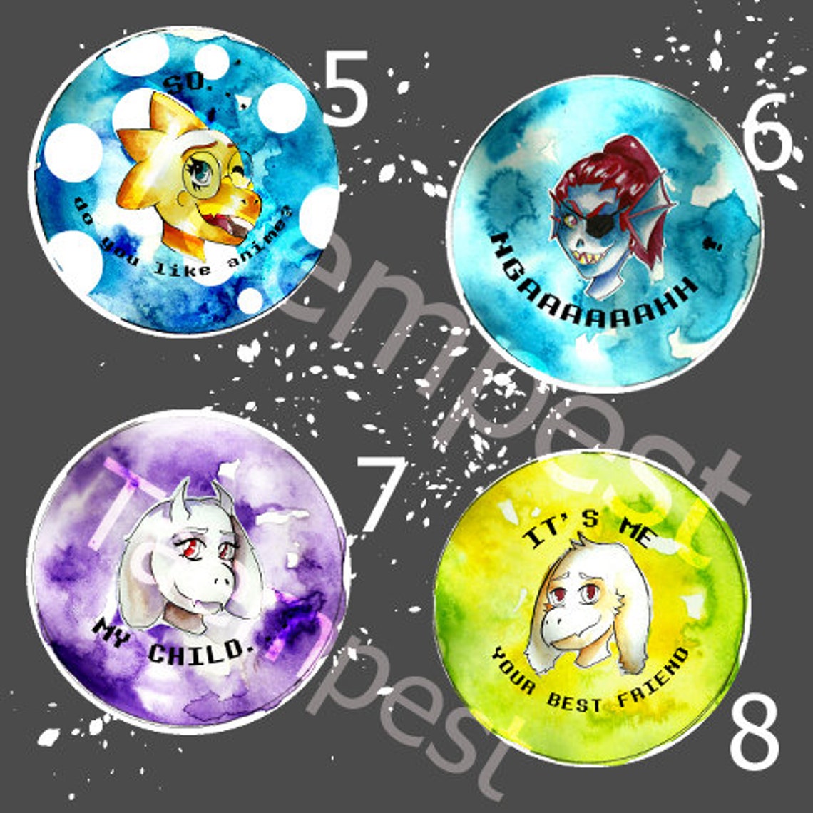 Undertale Badge - Etsy