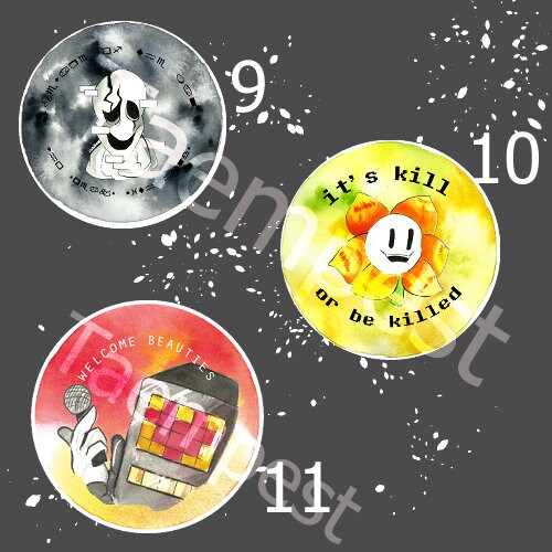 Undertale Badge - Etsy