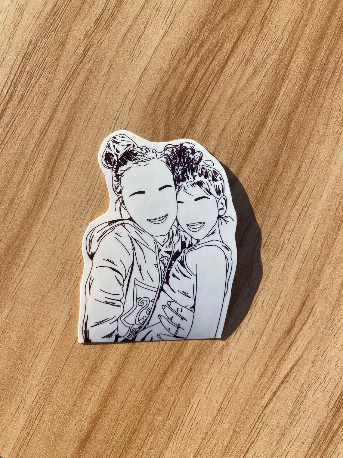 CUSTOMIZABLE Line Drawing Sticker - Etsy UK