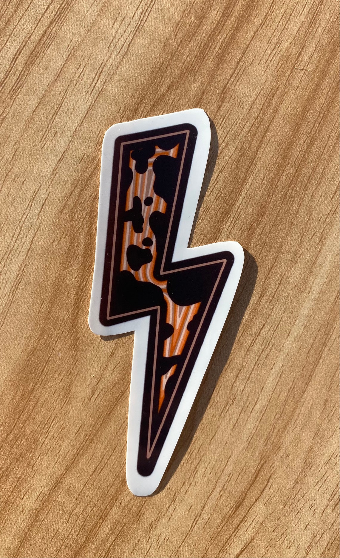 Western Lightning Bolt Sticker Bundle. WATERPROOF. Glossy. - Etsy