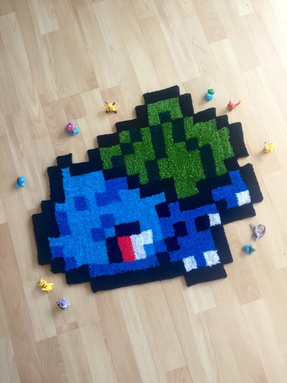 Bulbizar 8-bit Teppich Bulbasaur - Etsy
